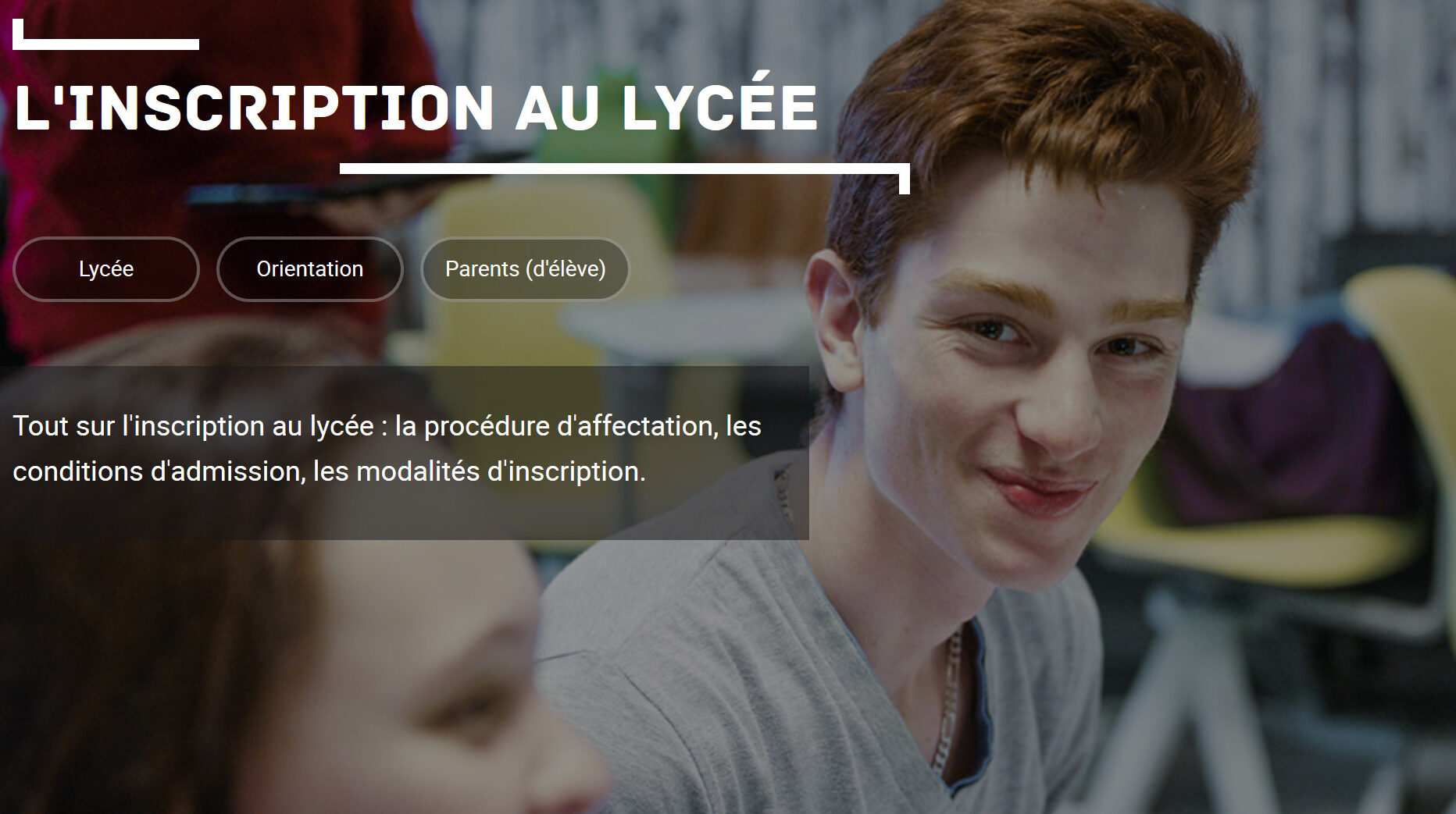 Inscriptions au lycée - Actualités - COLLEGE LES OLIVIERS